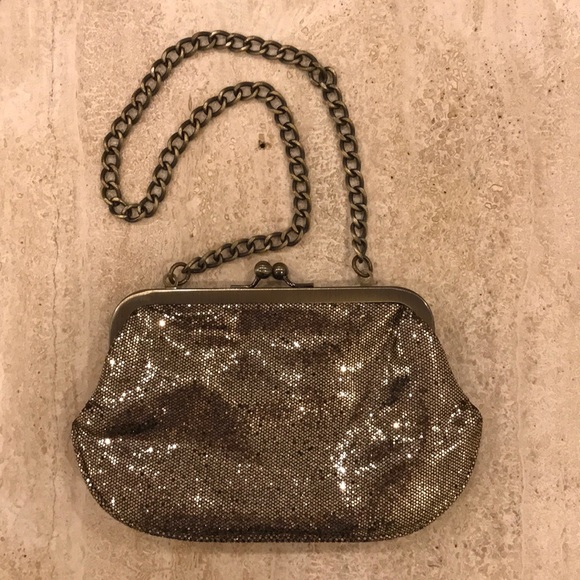Express | Bags | Express Gold Even Bag With Chain | Poshmark